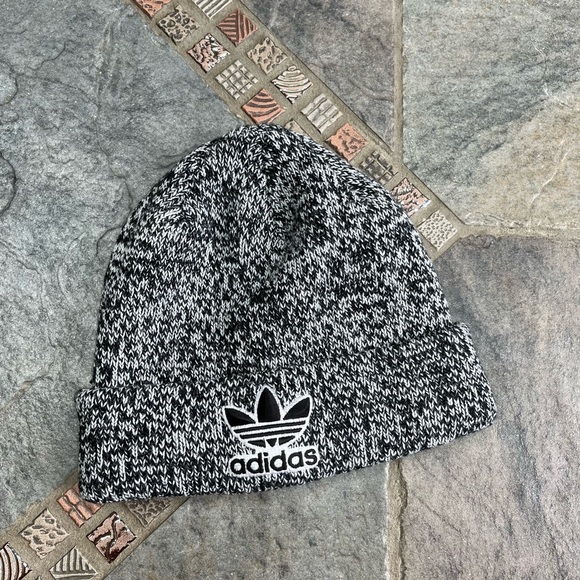 adidas | Accessories | Adidas Winter Hat Black And White | Poshmark